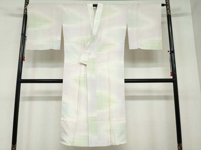 平和屋着物●長襦袢　袷　霞文　暈し染め　さが美扱い　正絹　逸品　DAAW5622ud
