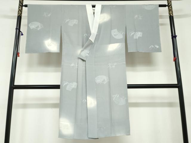 平和屋着物●長襦袢　無双仕立て　地紙人物地紋　暈し染め　正絹　逸品　DAAW5623ud