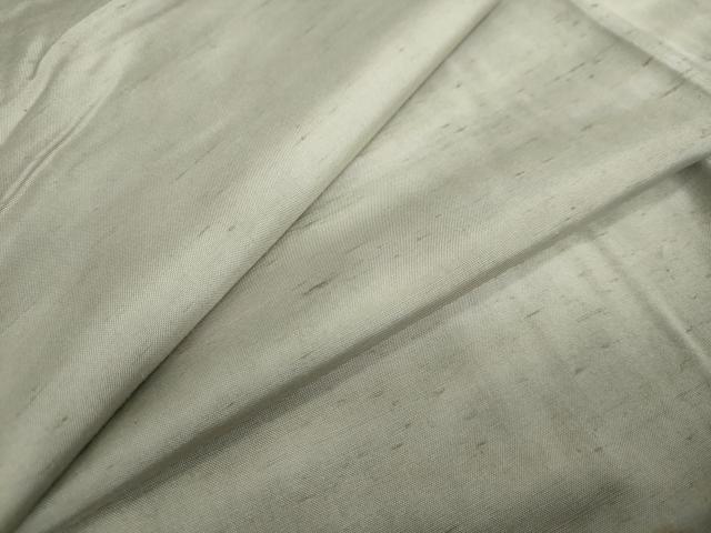 平和屋着物●極上　石川県指定無形文化財　牛首紬　白山工房　手織り　霞文　正絹　逸品　未使用　DAAW5635ud