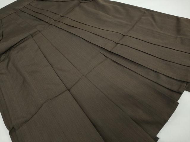 平和屋着物●男性　馬乗り袴　霞文　正絹　逸品　DAAW5687ud