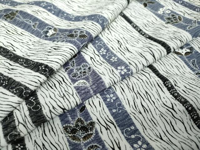 平和屋着物●小紋　草花間道　洗える着物　DAAW5717ud