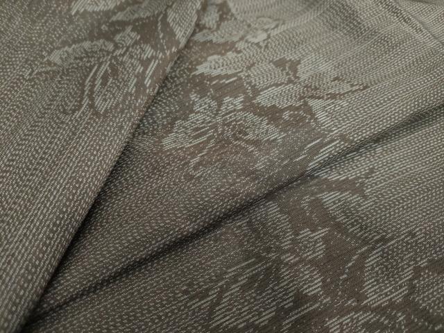 平和屋着物●本場大島紬　舞蝶文　正絹　逸品　DAAW5800ud