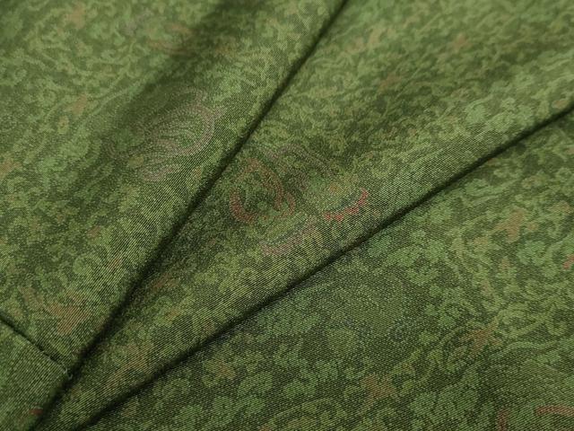 平和屋着物●重要無形文化財　人間国宝　中村勇二郎　江戸小紋　唐草文　正絹　逸品　DAAW5834ud