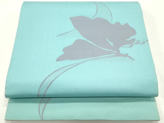 平和屋着物●世界的人形師　辻村寿三郎　ジュサブロー　六通柄袋帯　舞蝶文　正絹　逸品　DAAW6585ob