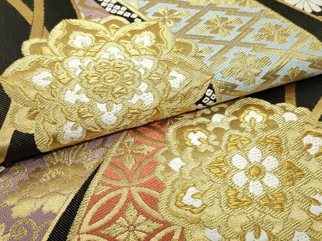 平和屋着物○六通柄袋帯 唐織 鬘帯吉祥正倉院花