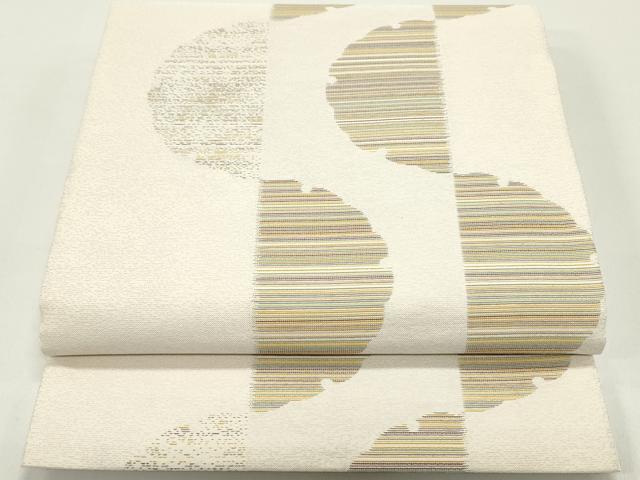 平和屋着物●全通柄京袋帯　雪輪間道　やまと誂製　正絹　逸品　未使用　DAAW6937ob