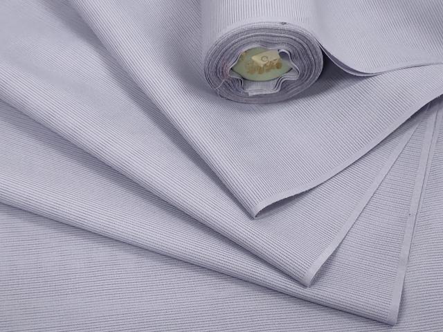 平和屋着物＊夏物　色無地　反物　着尺　駒絽　藤紫色　洗える着物　未使用　DAAW7453zzz