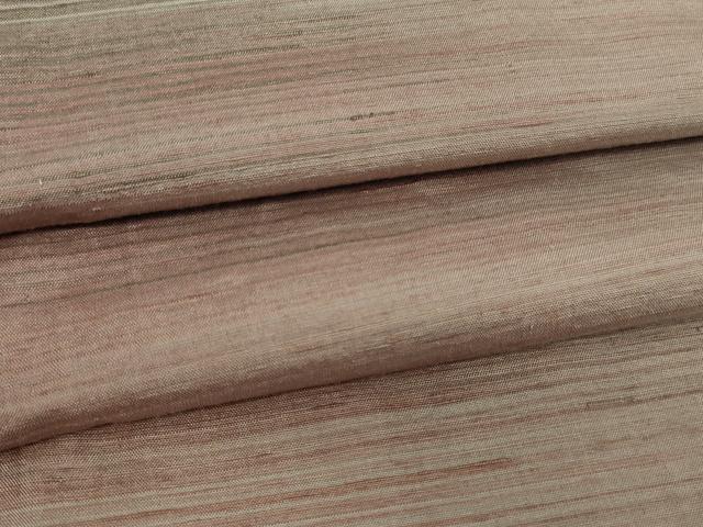 平和屋着物▽上質な紬 　単衣　 霞文　正絹　逸品　未使用　DAAW9208sf