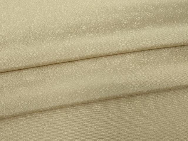 平和屋着物▽上質な色無地　単衣　舞花地紋　亜麻色　正絹　逸品　DAAW9225sf