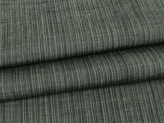 平和屋着物▽男性　単衣　紬　間道　正絹　逸品　DAAW9390sf