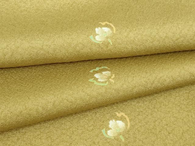 平和屋着物▽小紋　単衣　舞花文　洗える着物　DAAW9412sf