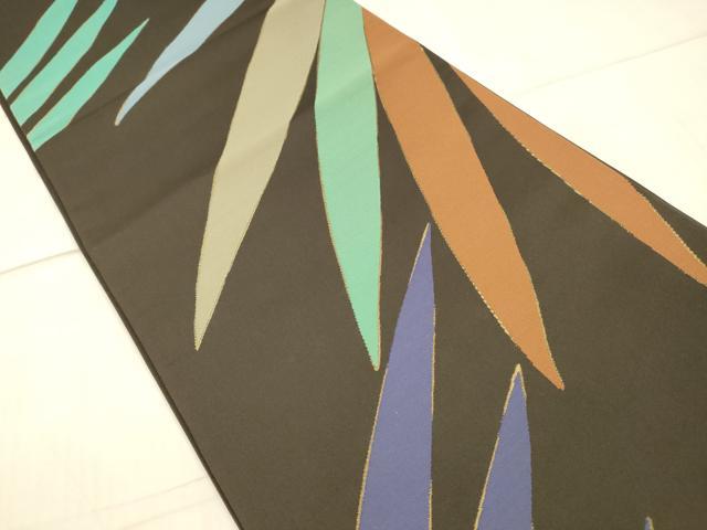 平和屋着物○世界的人形師 辻村寿三郎 ジュサブロー 六通柄袋帯