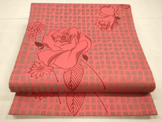 平和屋着物○西陣 川島織物 洗える最高級着物 ＜英＞はなぶさ謹製 六通