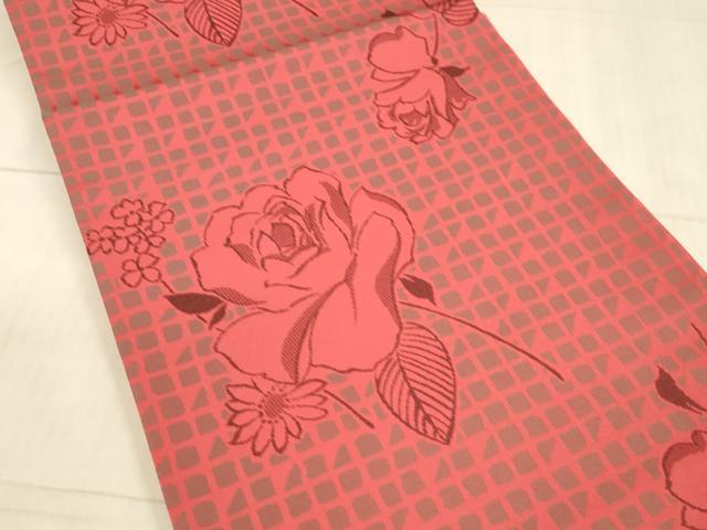 平和屋着物○西陣 川島織物 洗える最高級着物 ＜英＞はなぶさ謹製 六通