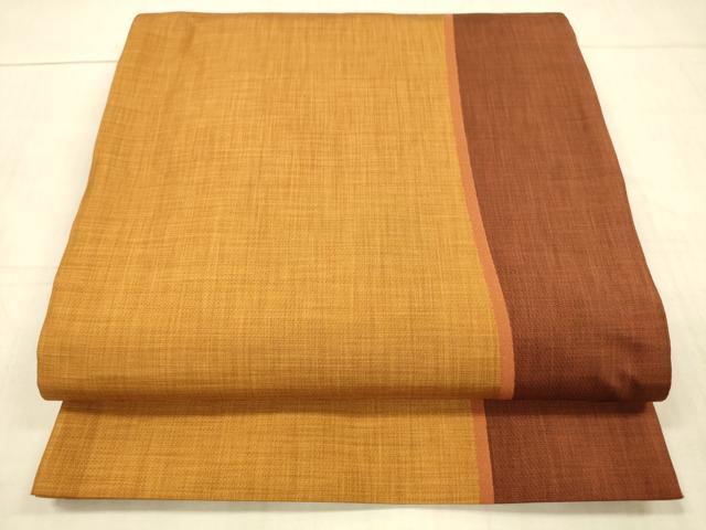 平和屋着物●名門木屋太　今河織物　六通柄袋帯　抽象文様　正絹　逸品　DAAX0108cm