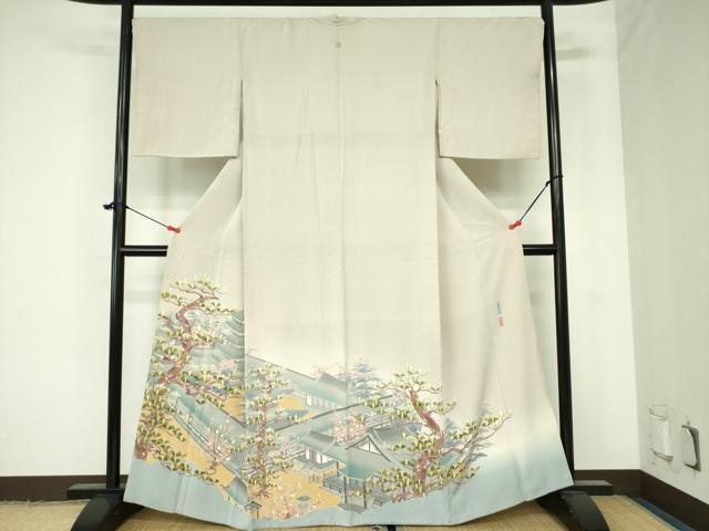 平和屋着物●本加賀友禅作家　宮野勇造　色留袖　法隆寺　暈し染め　正絹　逸品　DAAX1232op