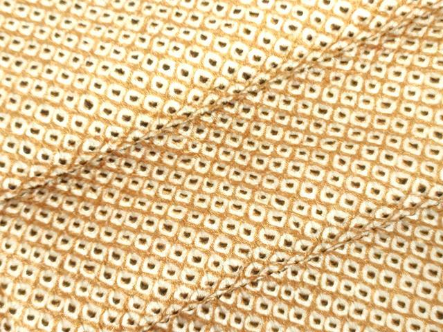 平和屋着物●大変加工の良い総絞り小紋　正絹　逸品　DAAX1374op