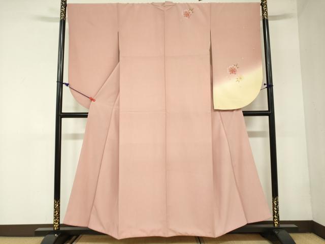 平和屋着物●小振袖　二尺袖　舞桜文　暈し染め　洗える着物　DAAX1537op