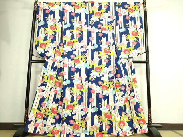 平和屋着物●小振袖　二尺袖　舞花文　金彩　DAAX1940op