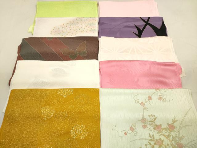 平和屋着物★和装小物　帯揚げ10枚セット　正絹　逸品　DAAX2058xg