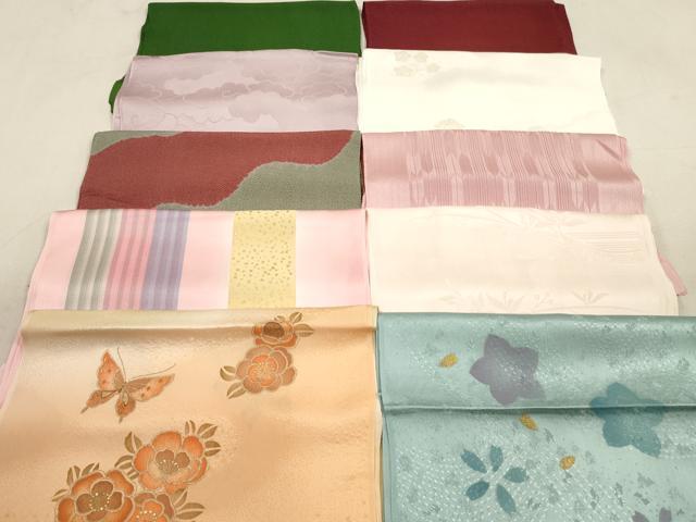 平和屋着物★和装小物　帯揚げ10枚セット　正絹　逸品　DAAX2061xg