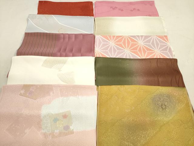 平和屋着物★和装小物　帯揚げ10枚セット　正絹　逸品　DAAX2076xg