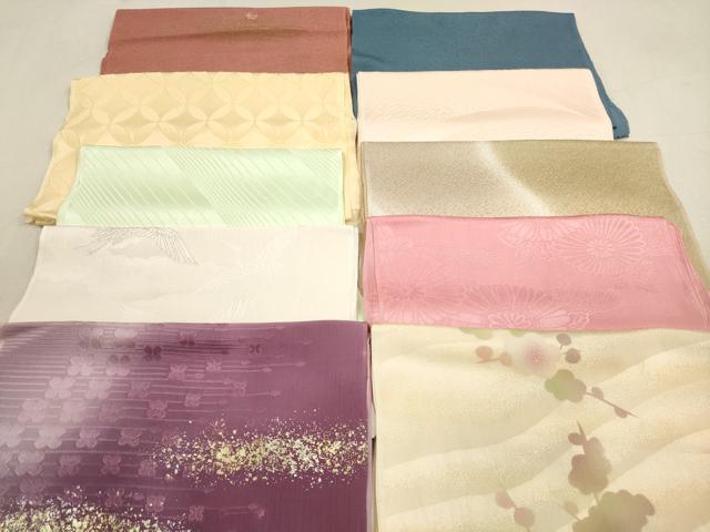 平和屋着物★和装小物　帯揚げ10枚セット　正絹　逸品　DAAX2099xg