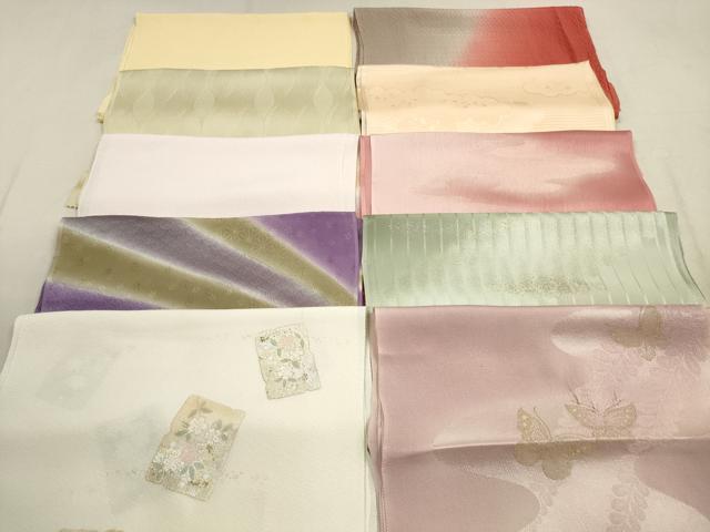 平和屋着物★和装小物　帯揚げ10枚セット　正絹　逸品　DAAX2105xg