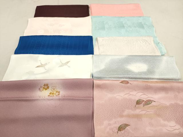 平和屋着物★和装小物　帯揚げ10枚セット　正絹　逸品　DAAX2108xg