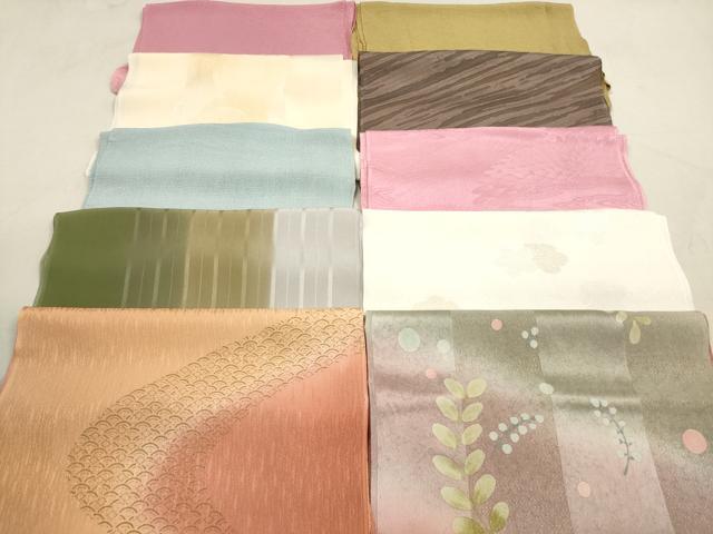 平和屋着物★和装小物　帯揚げ10枚セット　正絹　逸品　DAAX2368xg