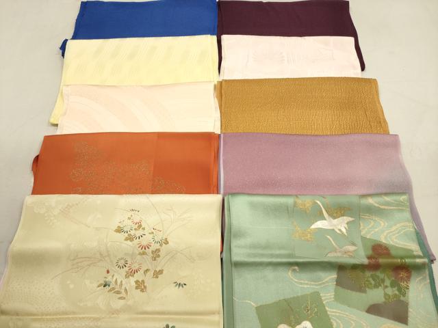 平和屋着物★和装小物　帯揚げ10枚セット　正絹　逸品　DAAX2371xg
