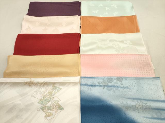 平和屋着物★和装小物　帯揚げ10枚セット　正絹　逸品　DAAX2374xg