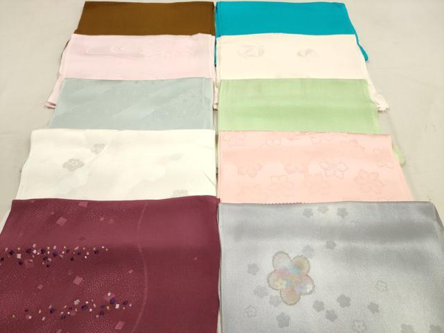 平和屋着物★和装小物　帯揚げ10枚セット　正絹　逸品　DAAX2390xg