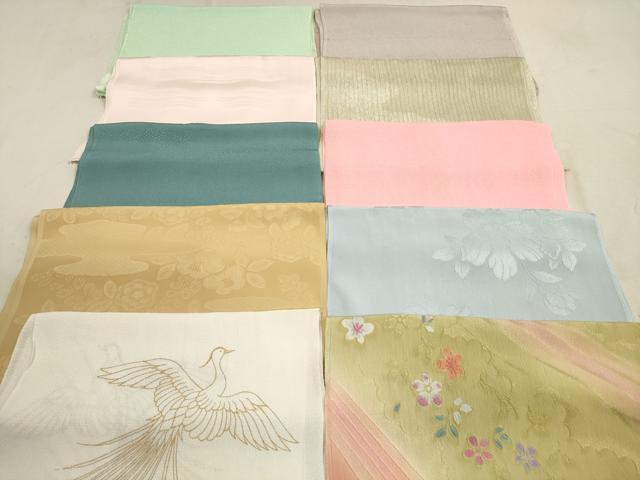 平和屋着物★和装小物　帯揚げ10枚セット　正絹　逸品　DAAX2392xg