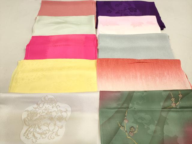 平和屋着物★和装小物　帯揚げ10枚セット　正絹　逸品　DAAX2393xg