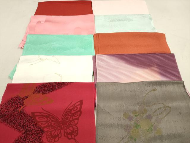 平和屋着物★和装小物　帯揚げ10枚セット　正絹　逸品　DAAX2395xg