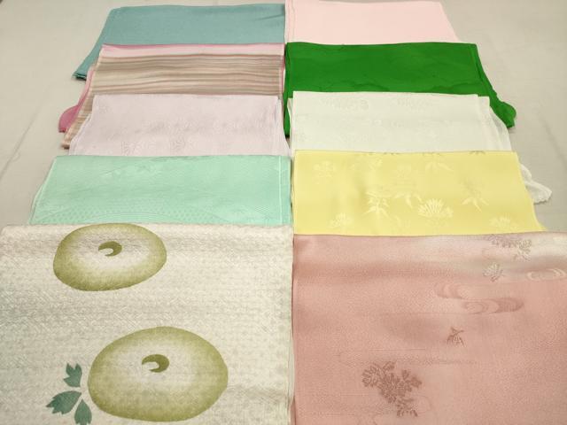 平和屋着物★和装小物　帯揚げ10枚セット　正絹　逸品　DAAX2396xg