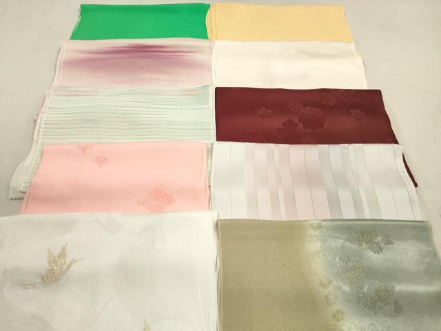 平和屋着物★和装小物　帯揚げ10枚セット　正絹　逸品　DAAX2459xg
