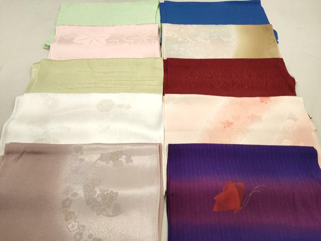 平和屋着物★和装小物　帯揚げ10枚セット　正絹　逸品　DAAX2463xg