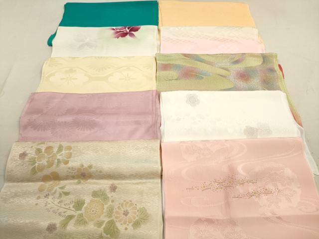 平和屋着物★和装小物　帯揚げ10枚セット　正絹　逸品　DAAX2466xg