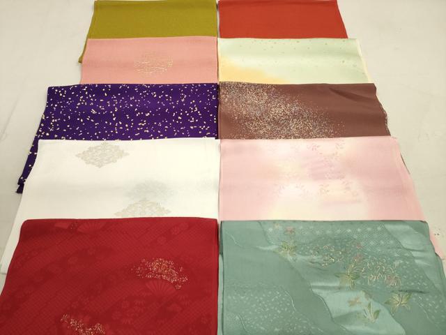 平和屋着物★和装小物　帯揚げ10枚セット　正絹　逸品　DAAX2500xg