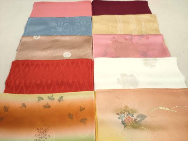 平和屋着物★和装小物　帯揚げ10枚セット　正絹　逸品　DAAX2519xg