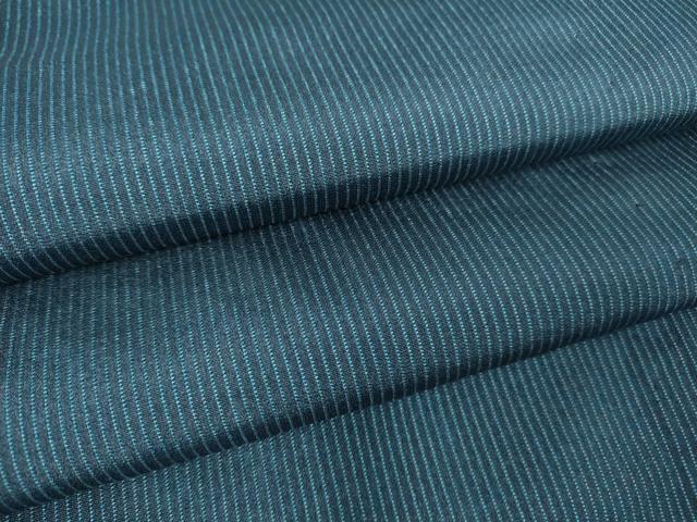 平和屋着物▽男性　紬　単衣　縞　正絹　逸品　DAAX3102az