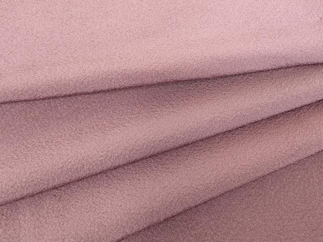 平和屋着物▽上質な色無地　単衣　古代紫色　正絹　逸品　DAAX3119az