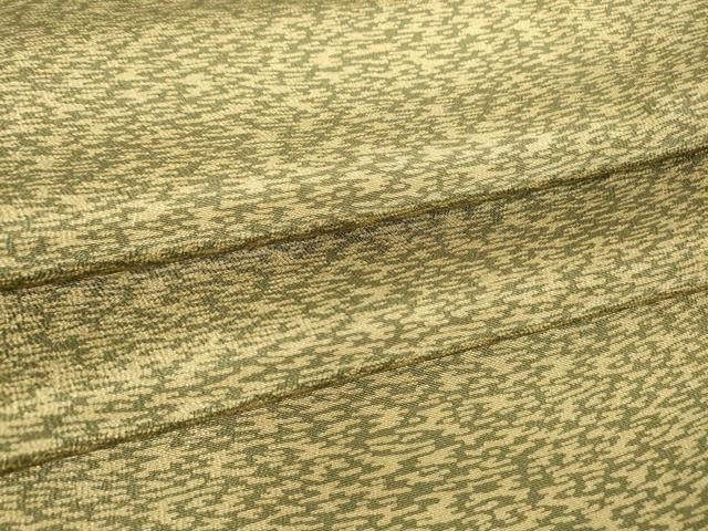 平和屋着物●上質な小紋　霞文　鬼しぼ縮緬　正絹　逸品　未使用　DAAX3774az