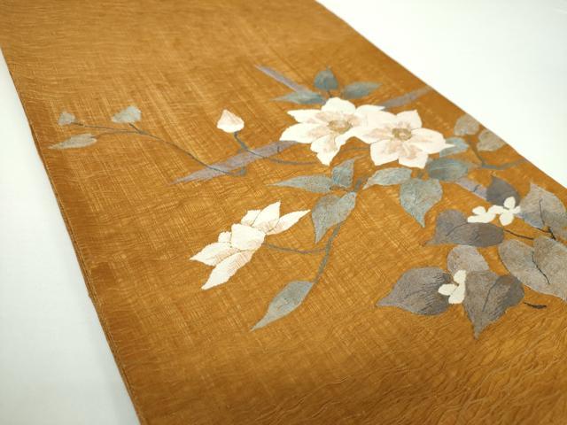 平和屋着物○太鼓柄袋帯 スリーシーズン帯 春 夏 秋 すくい織 枝