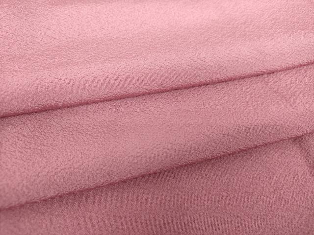 平和屋着物●上質な色無地　長春色　正絹　逸品　未使用　DAAX4082ps