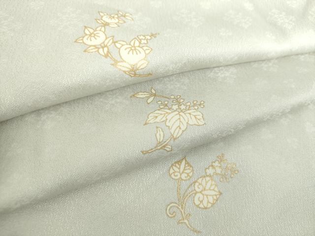 平和屋着物●上質な小紋　花丸文　金彩　正絹　逸品　DAAX4085ps