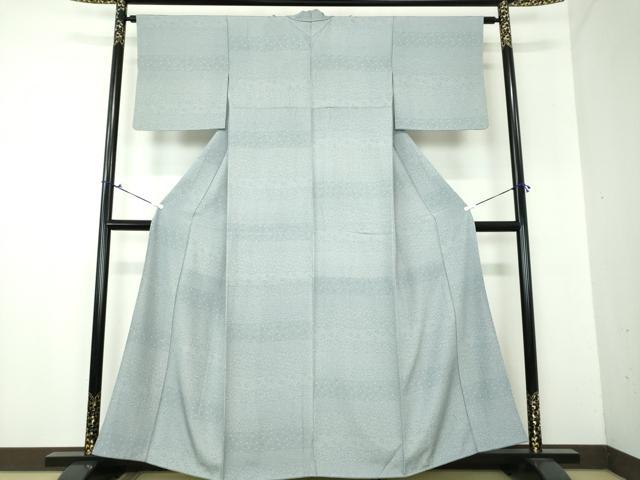 平和屋着物●江戸小紋　横段花文　正絹　逸品　DAAX4116ps