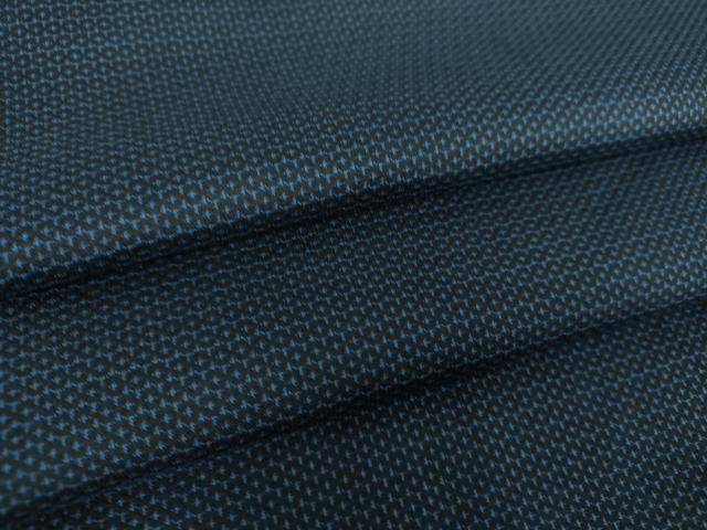 平和屋着物●男性　紬　100亀甲　総詰め　正絹　逸品　未使用　DAAX4264ps